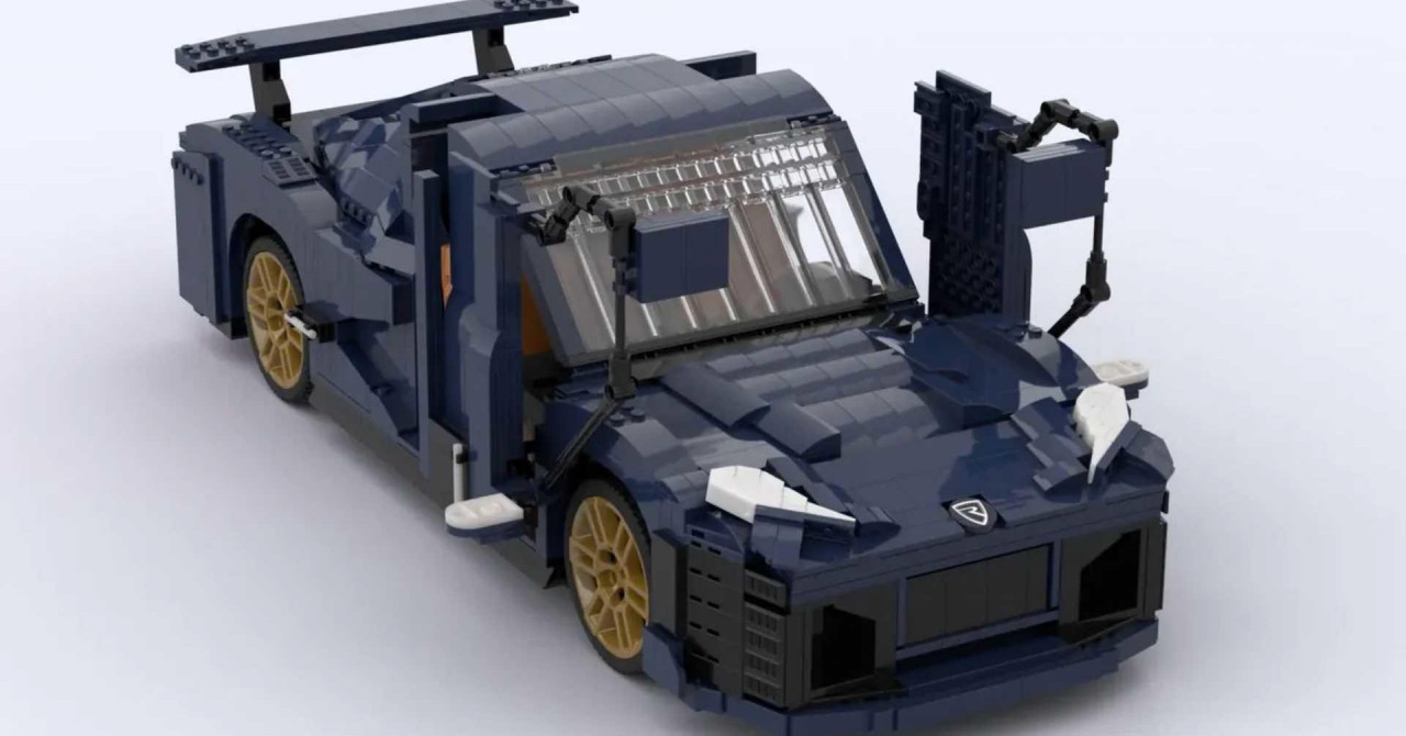 Auto Klub - Hrvatski električni hiper auto Rimac Nevera od Lego kocki ...
