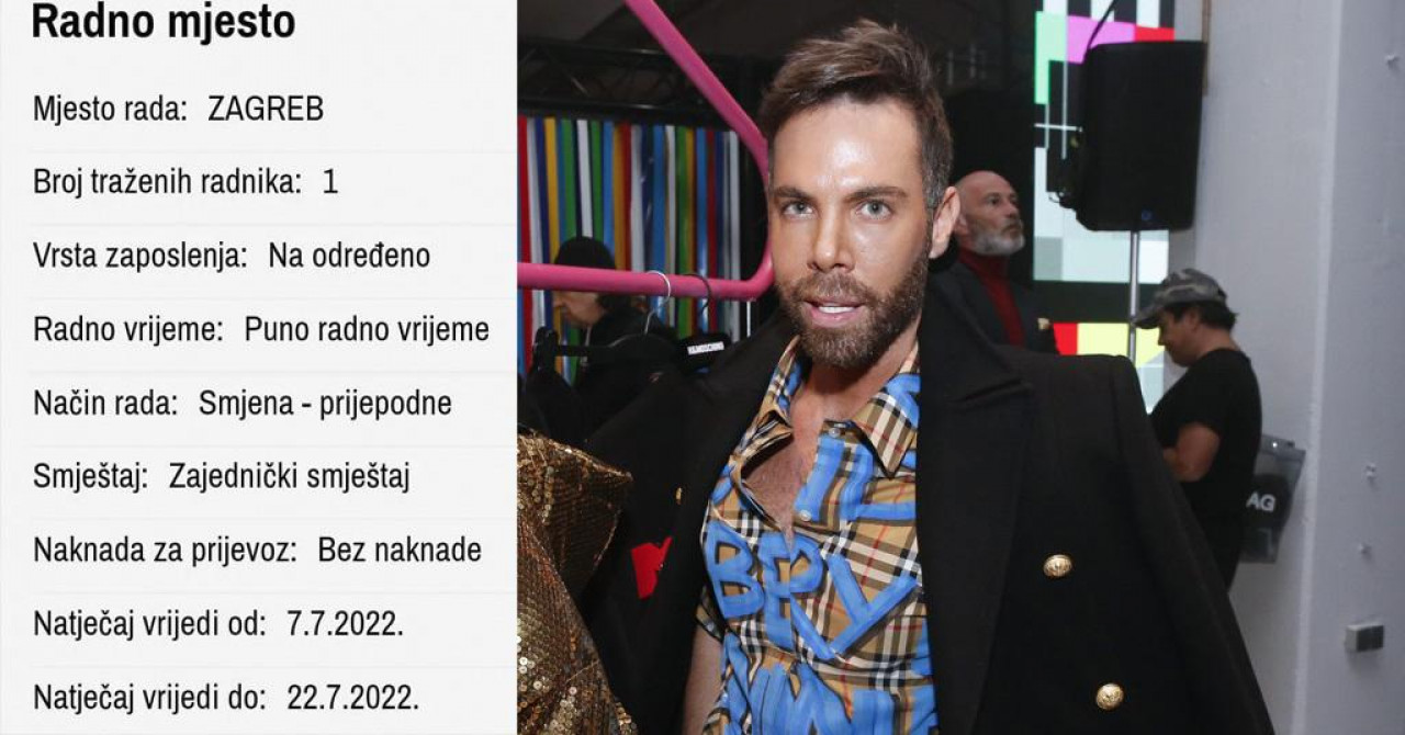 Jutarnji list - Svi dijele oglas za posao koji je navodno objavio Marko ... Jutarnji list - Svi dijele oglas za posao koji je navodno objavio Marko ...