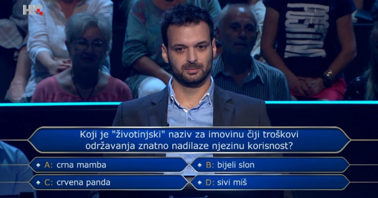 Jutarnji list - Znate li vi odgovor? Srećko je u ‘Milijunašu‘ odustao ...