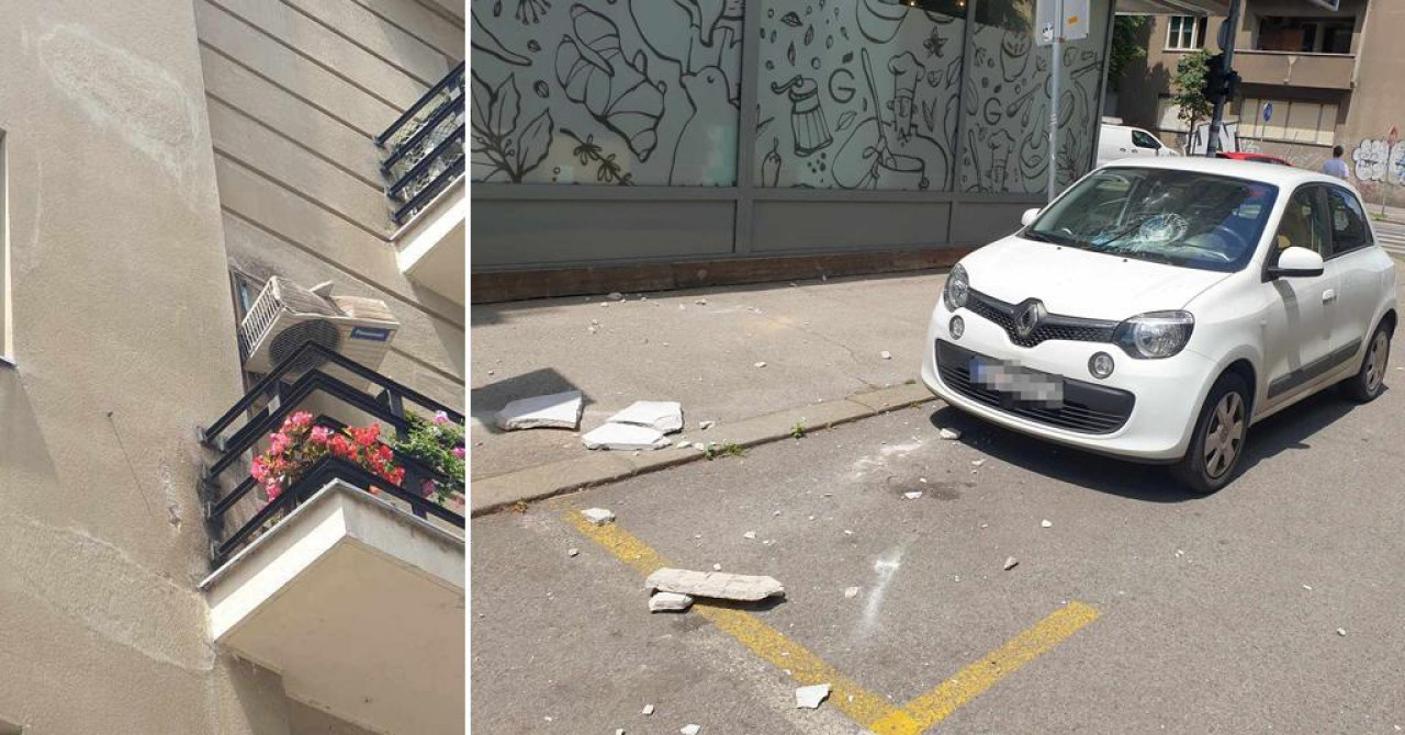 Jutarnji list - Žbuka u centru Zagreba još uvijek pada s oštećenih zgrada: Dijelovi fasade ...