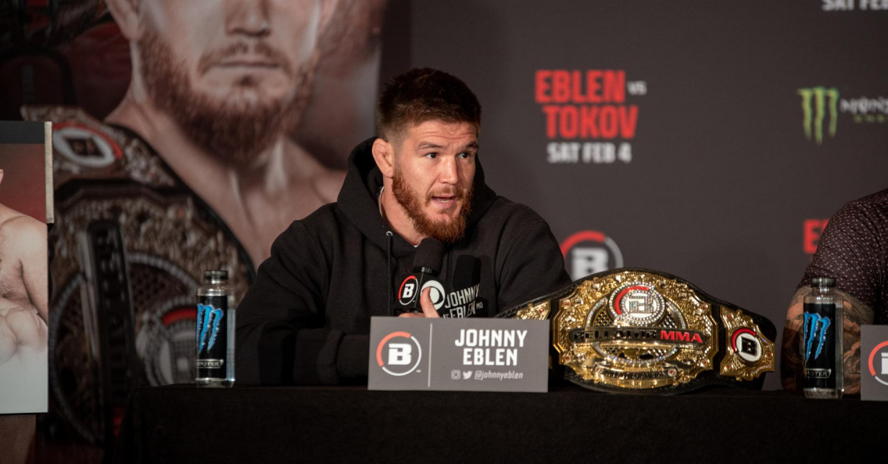 Fight Site - Bellatorov prvak Johnny Eblen nakon gledanja meča između ...