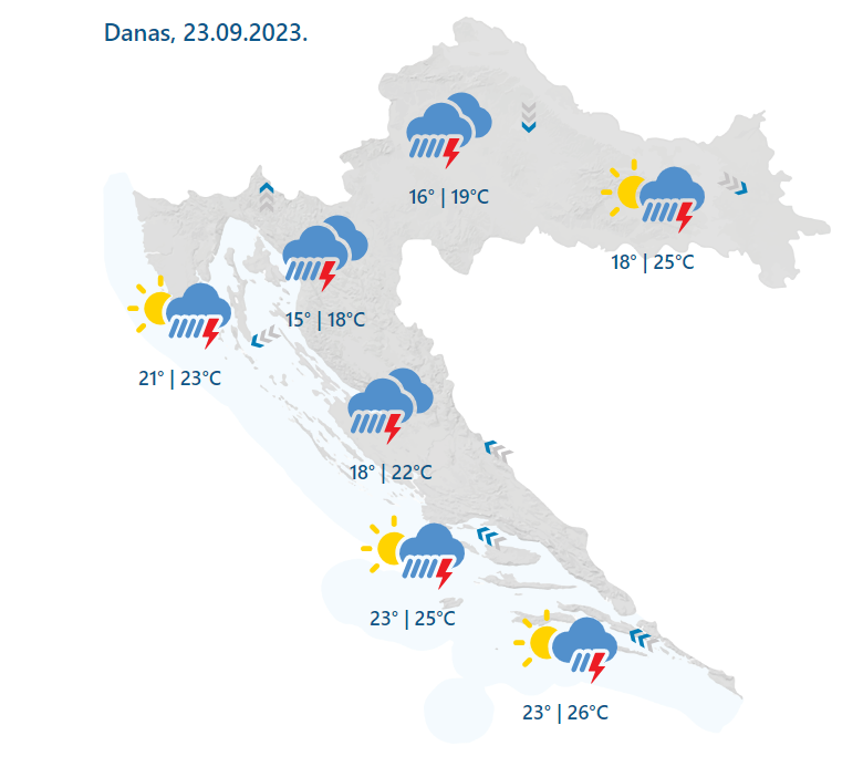 Jutarnji list - Stiže osjetna promjena vremena: Obilni pljuskovi s ...