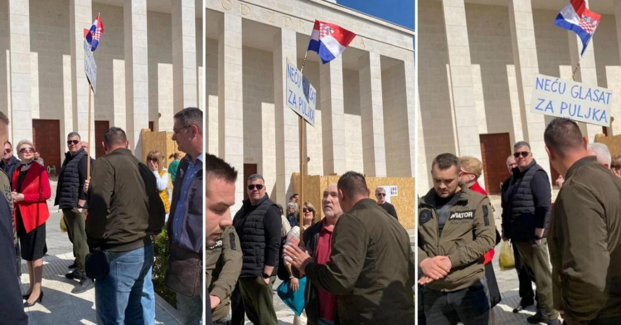 Jutarnji list - Na skupu protiv HDZ-a, neki su prosvjedovali i protiv Puljka! Stigla i policija ...