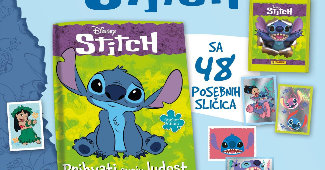 Jutarnji list - Nova kolekcija sličica Stitch – Prihvati svoju ludost!