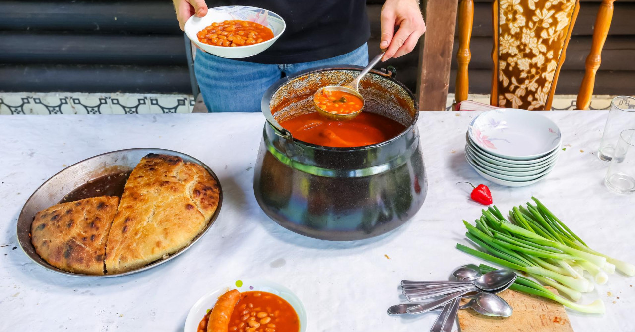 Dobra Hrana - Grah je najukusniji kada se kuha na otvorenoj vatri ...