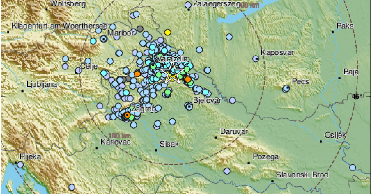 Jutarnji list - Potres magnitude 3,9 po Richteru pogodio sjever Hrvatske! Osjetio se diljem ...