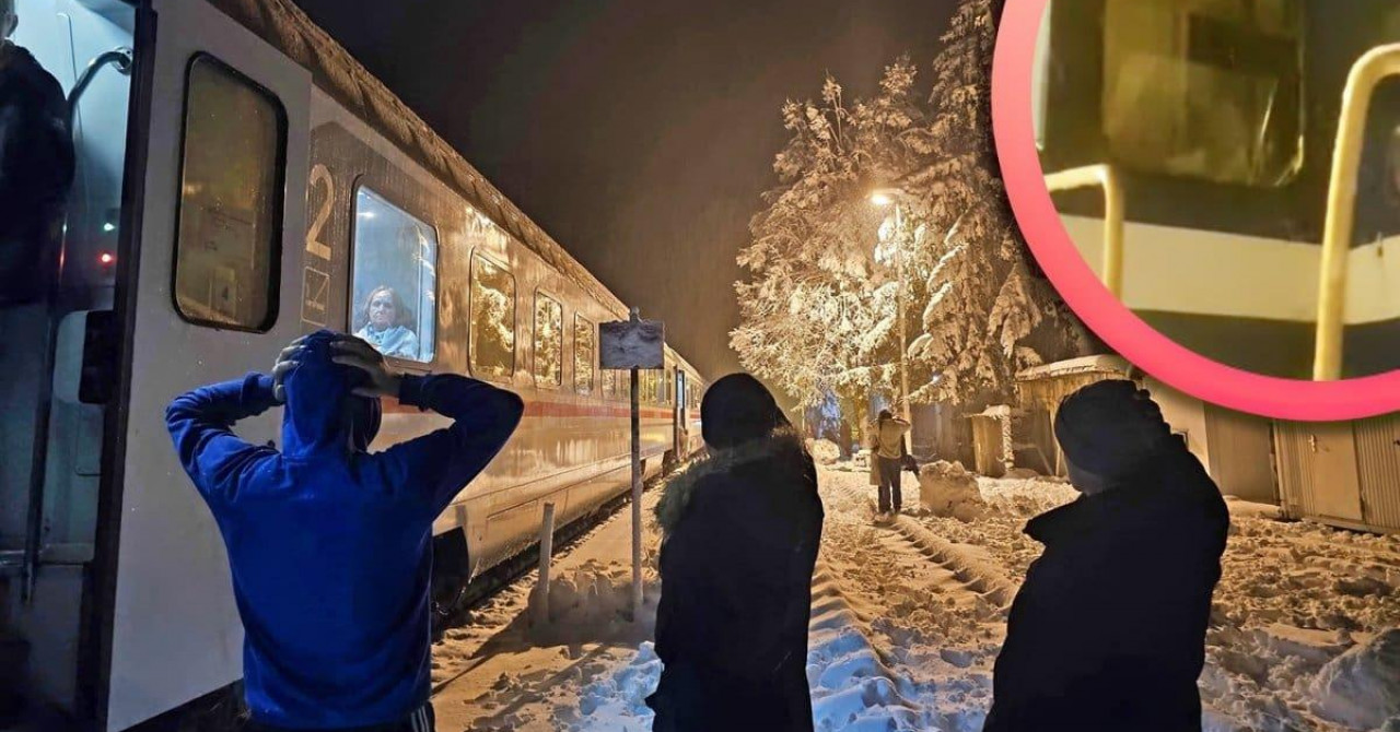 Jutarnji list - Pun HŽ-ov vlak iz Zagreba za Split zapeo u snijegu u Lici, grana razbila staklo ...