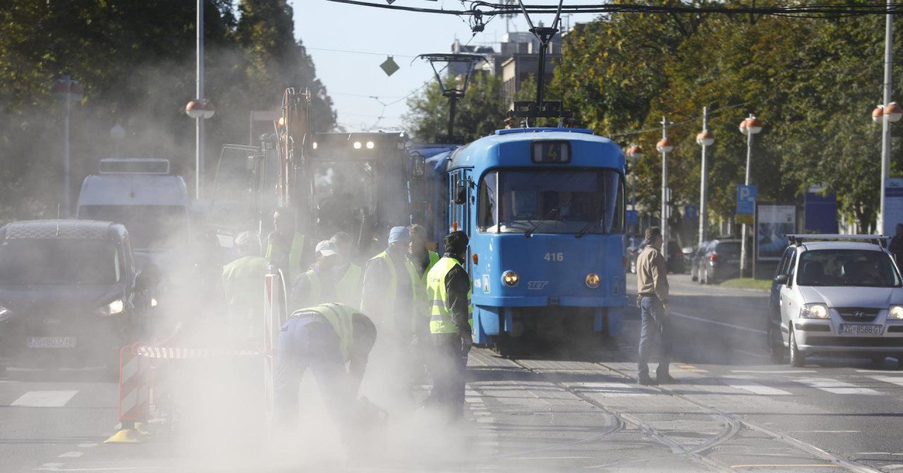 Jutarnji list - Opet kaos u Zagrebu, došlo je do puknuća tramvajskih tračnica u centru grada ...